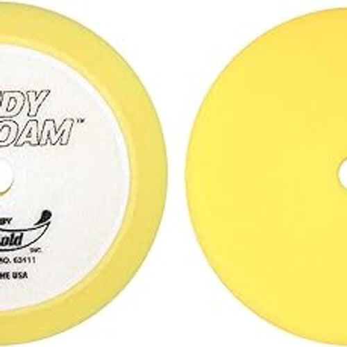 8" FOAM RECESSED YELLOW BUFFING 50ppi – PLUS PBE DISTRIBUTORS