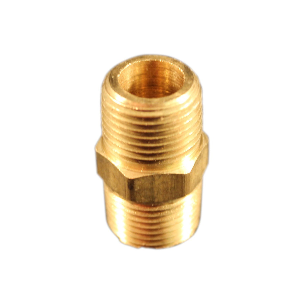 M HEX NIPPLE 3/8X1/2(=123ADC) – PLUS PBE DISTRIBUTORS