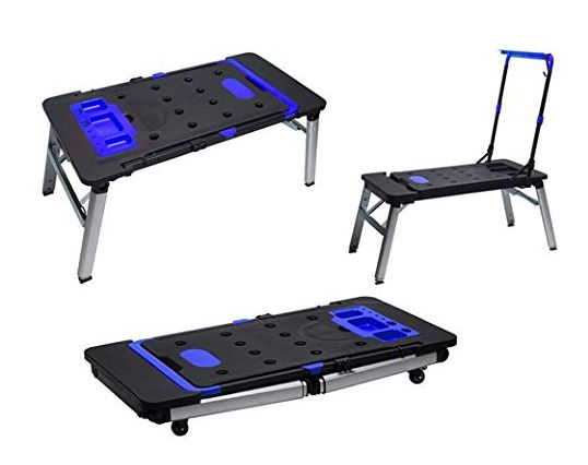 7 IN 1 WORKBENCH, SAW HOUSE, CREEPER, HAND TRUCK, ETC. – PLUS PBE ...