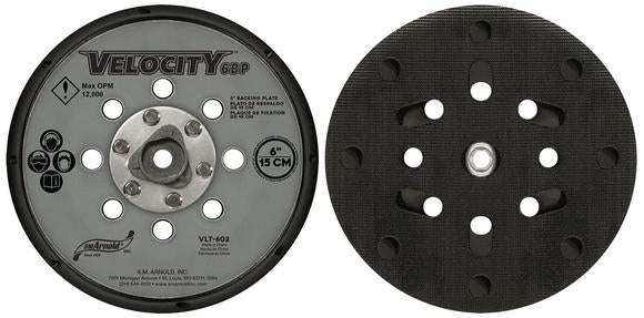 VELOCITY 6" BACKING PLATE VELCRO – PLUS PBE DISTRIBUTORS