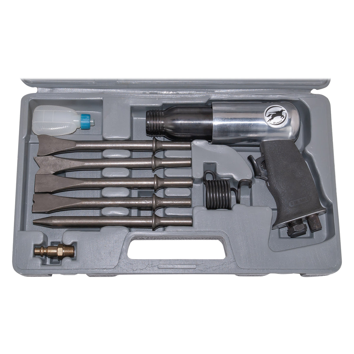 AIR IMPACT HAMMER KIT W/ 5 CHISELS – PLUS PBE DISTRIBUTORS