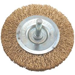 3" WIRE WHEEL COARSE 1/4 SHA, CARDED – PLUS PBE DISTRIBUTORS